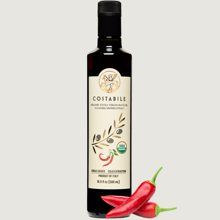 Chili Pepper Olive Oil - Hot Oil from Italy – Costabile Brand
